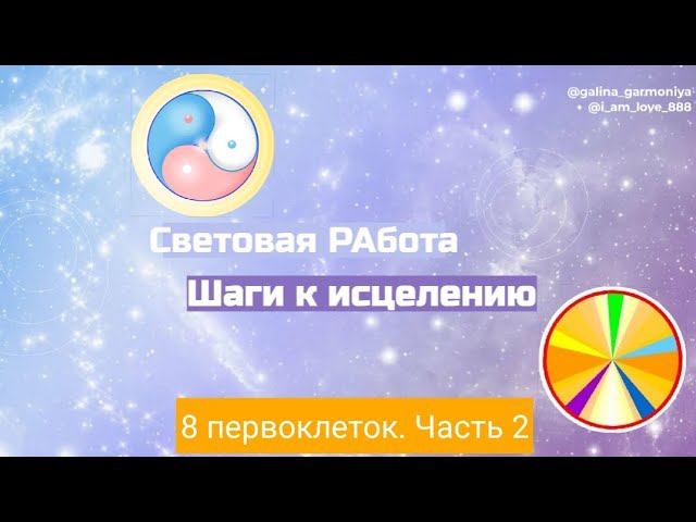 Шаги к исцелению. 8 первоклеток. Часть 2
