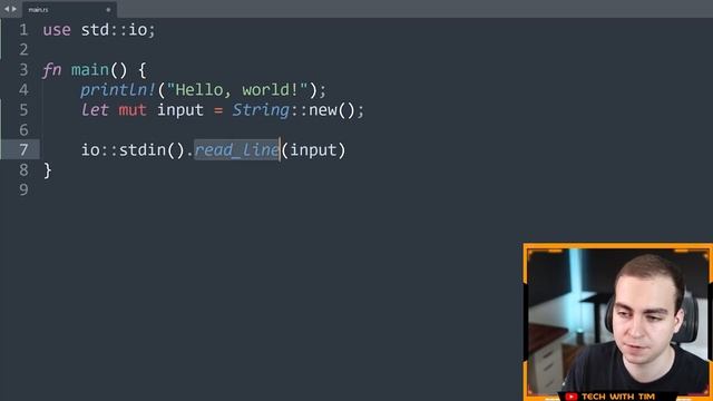 Rust Tutorial #5 - Console Input