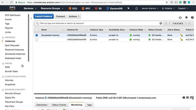 AWS Lab: Monitor Memory Utilization on EC2 instances with Cloudwatch Custom metrics – смотреть ...