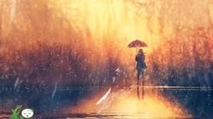 Wash Away Your Stress [Soft Rain w/ Harp Music] Best Relaxation, Meditation & Sleep -  Music Therap