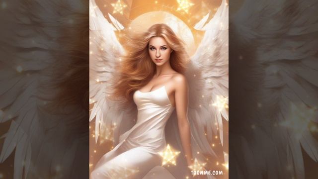 фотосет 1 GOLDEN ANGEL для рождественского настроения - с длинными с средней длины волосами