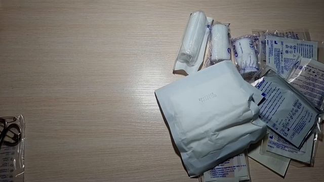 Обзор набора первой помощи. First aid kit.