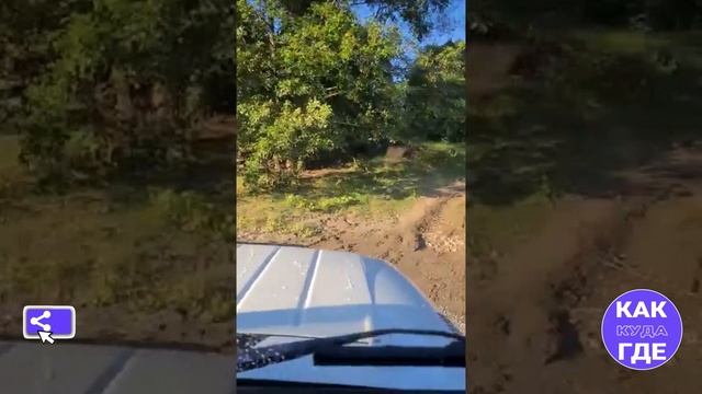 На автомобиле по горной реке. ОФФРОАД OFF-ROAD