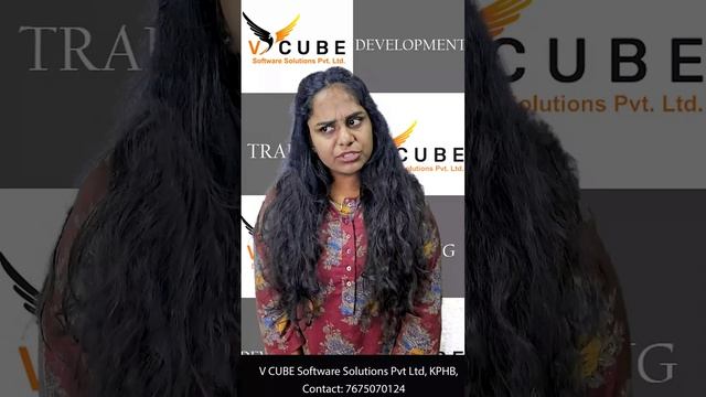 Python Full Stack Student review | V CUBE Software Solutions Pvt | Ltd ...