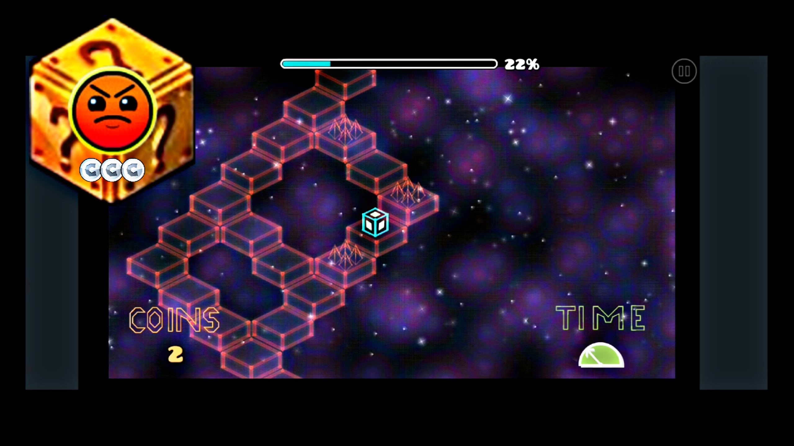 МИНИ ИГРА #7: Lost    in    Space by GDvesuvius (Harder 7*) [3 coins] | Geometry Dash