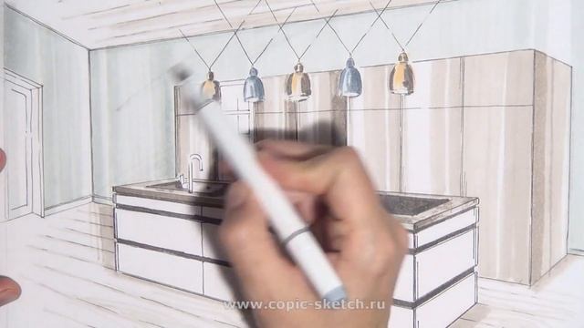 интерьерный скетчинг _ жилые пространства _ №2 __ interior sketching _ living spaces _ №2.mp4