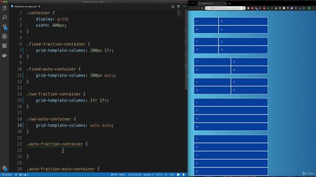 13 Fractions vs Auto