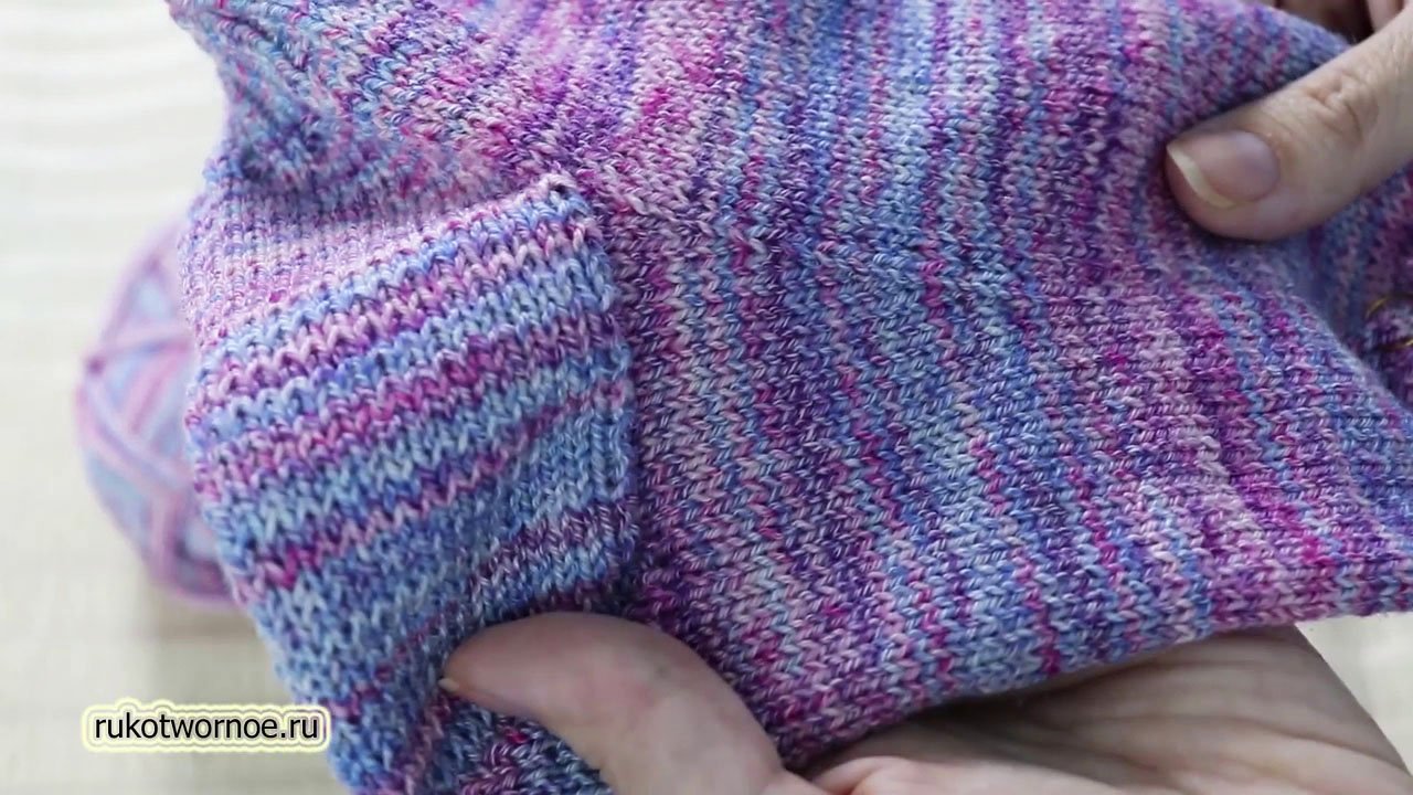 Идеально аккуратный способ для набора петель по стенке пятки или на планке кардигана ПОЛЕЗНОСТИ