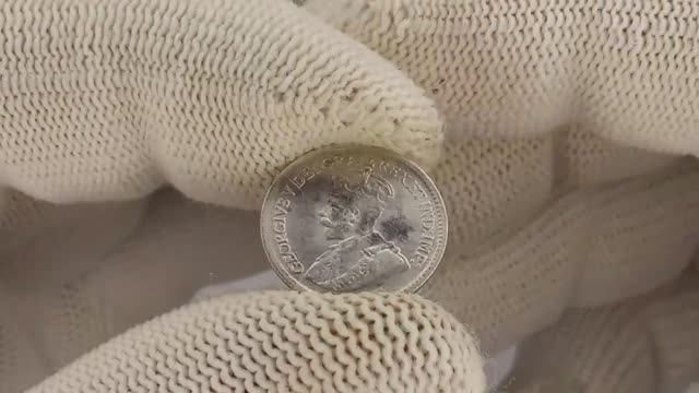 Канада 5 центов, 1917 года.