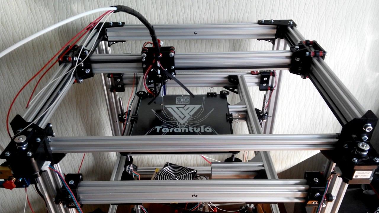 Первый запуск моего 3D принтера D-Bot