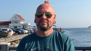 Покормил чайку с головы