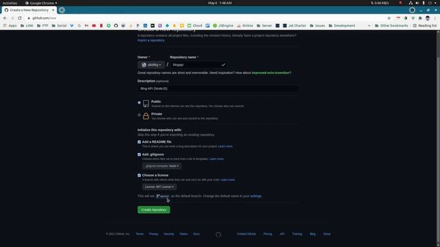 Install & Setup GitHub Repository | NodeJS Blog API – смотреть онлайн видео от JavaScript Магия ...