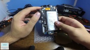 Samsung G925F Galaxy S6 Edge / замена аккумулятора, разборка