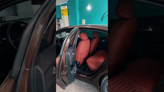 Авточехлы (Байрон Президент ) в автомобиле Kia Rio