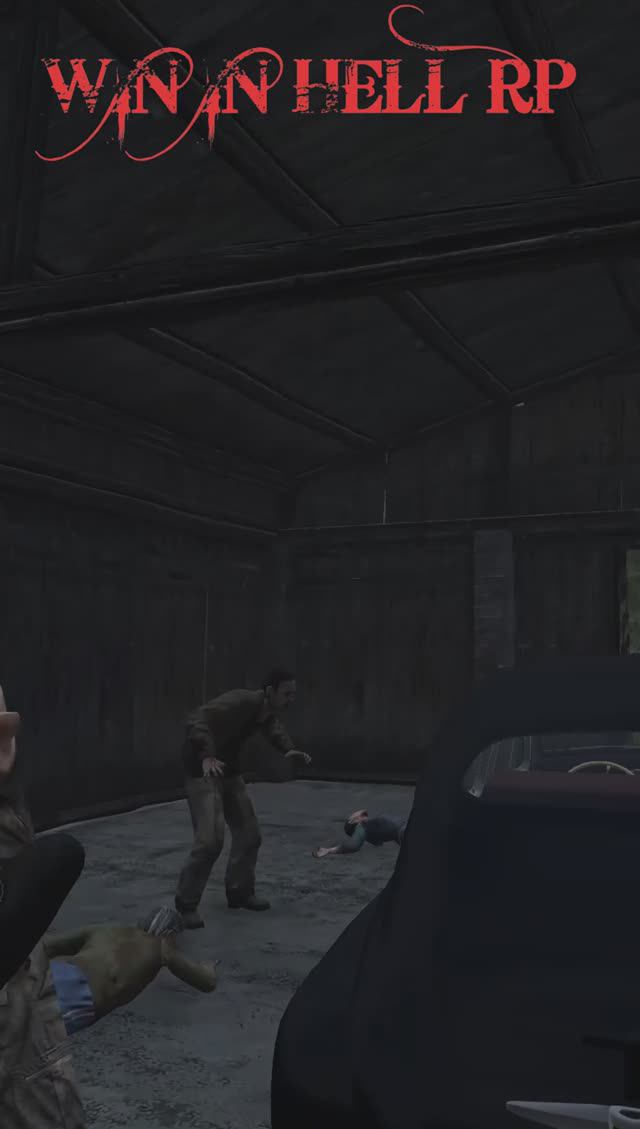 WIN IN HELL RP / DAYZ / ДРАКА ЗА ПАРКОВКУ