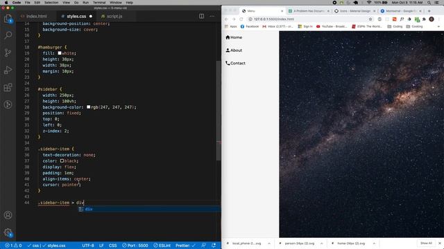 How To Create A Collapsible Sidebar Menu With Html Css And Javascript