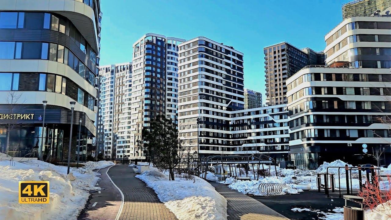 Весенняя Москва. Прогулка по ЖК Символ