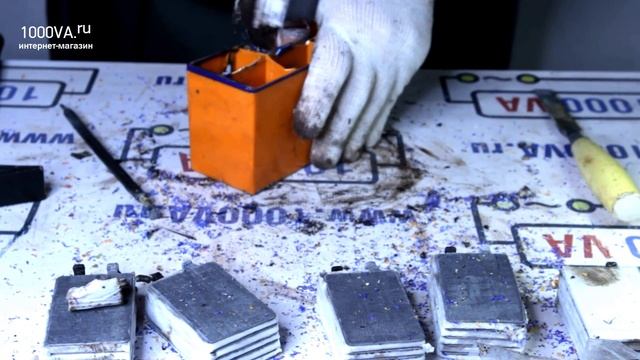 Аккумулятор DELTA DTM 1207. Разбираем и взвешиваем