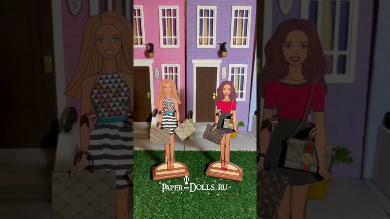 Aксессуары для кукол #shorts  #бумажныекуклы #diy #barbie