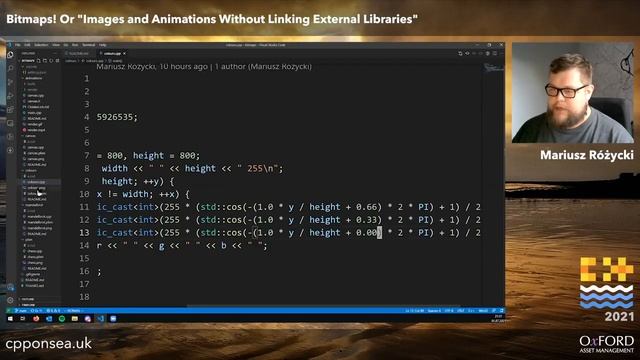 Bitmaps! Or _Images and Animations Without Linking External Libraries_ - Mariusz Różycki C++ on Sea
