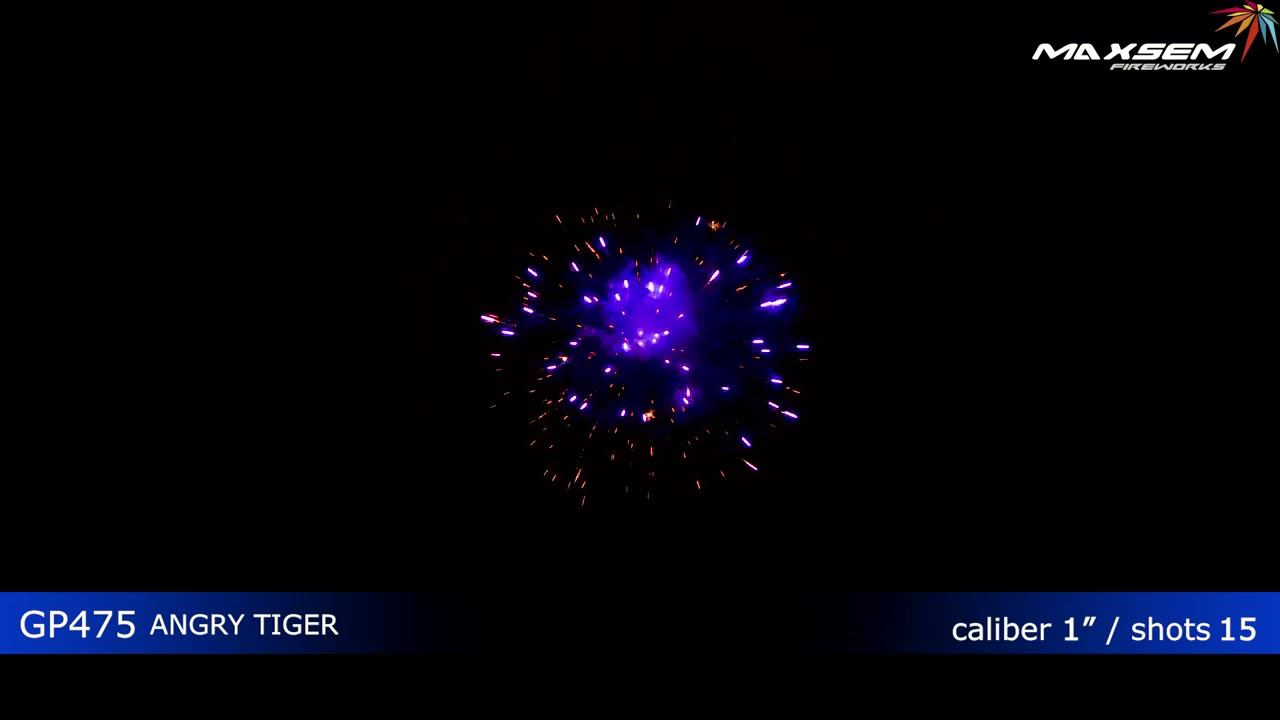 Салют "Аngry tiger" ( 15 залпов, 1 калибр)