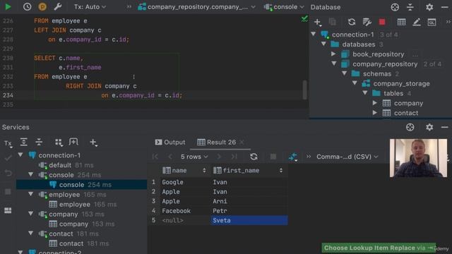 SQL 21. Соединение таблиц. OUTER JOINs. LEFT, RIGHT, FULL