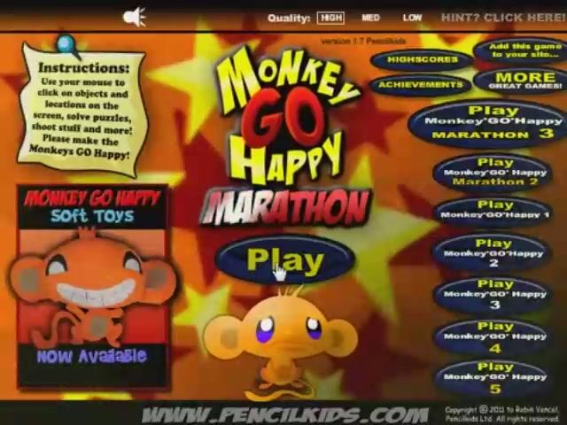 Monkey GO Happy Marathon