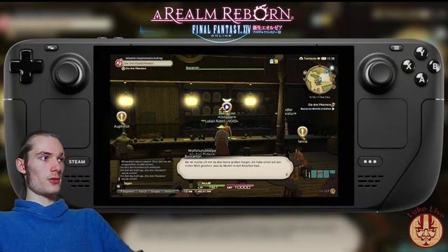 Luke LIVE🔴 Final Fantasy XIV per Steam Deck Teil 1 - смотреть видео ...