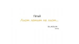 Хокку - Гётай. Лист летит на лист... (SLAGUN).mp4