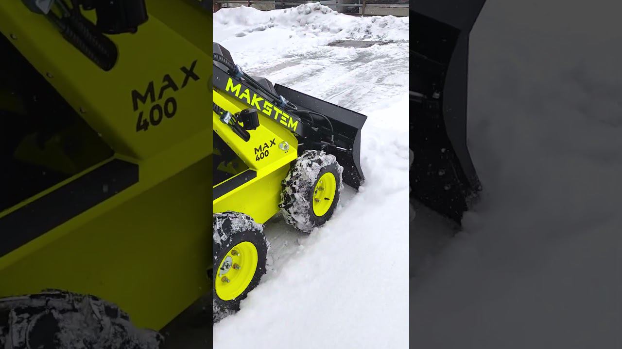 MAKSTEM ❯ Мини-Погрузчик ❯ Отвал #погрузчик #сделановроссии #спецтехника #отвал #снег #makstem