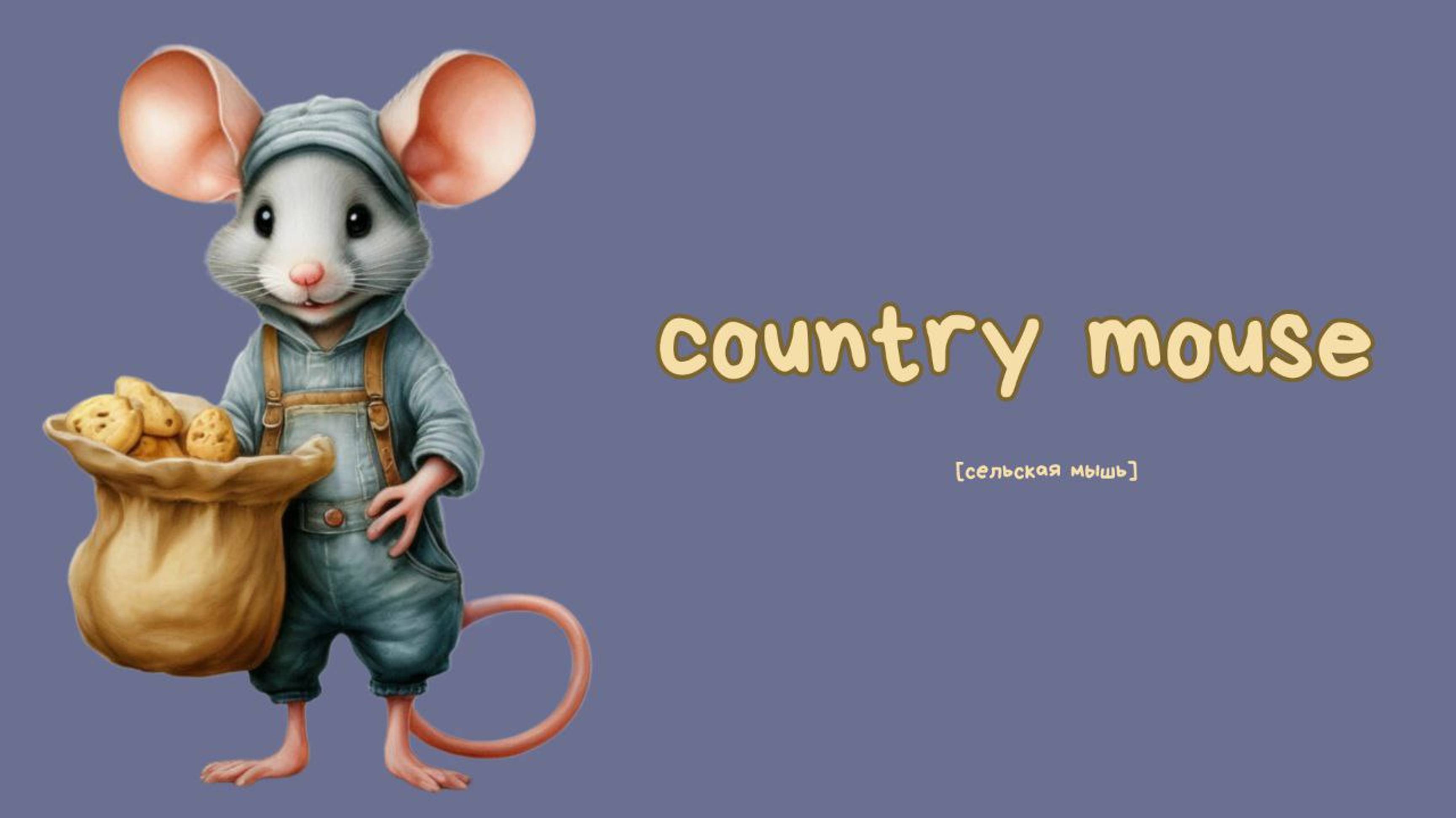 видеоурок на тему The town mouse and the country mouse стр 40-42

медиафайлы взяты из Canva