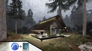 Современный дом в лесу ArchiCAD + LumiON