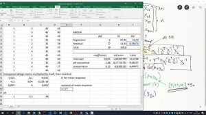 multiple lin regression   CI and PI in Excel