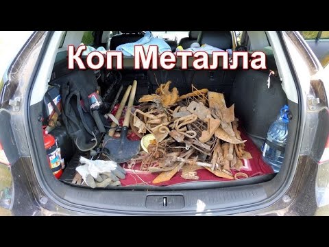 Поездка с Сыном на металла коп.