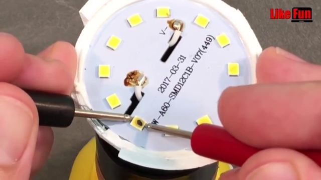 Пайка светодиодов - Ремонт LED лампочек за 1 минуту
