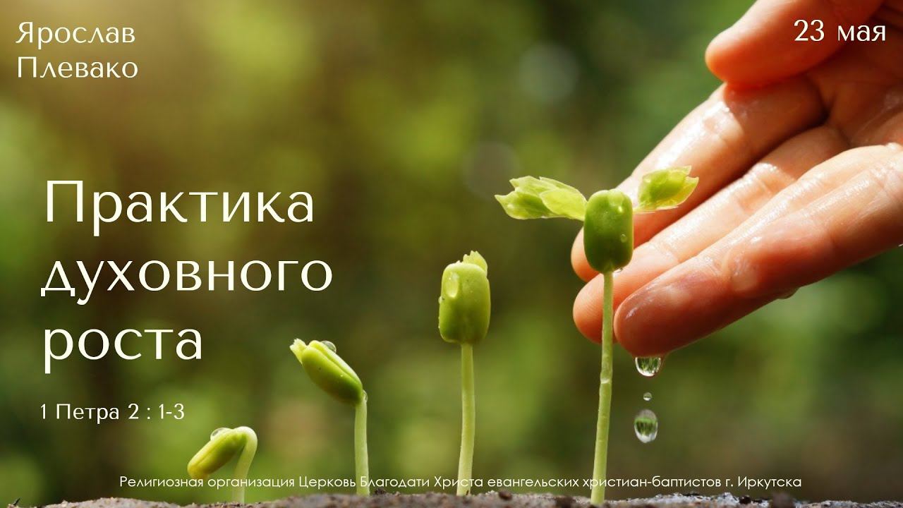 23.05.2021. Ярослав Плевако "Практика духовного роста".