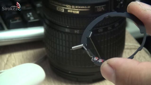 Замена байонета Nikon AF-S DX 18-105mm f⧸3.5-5.6G ED VR. Ремонт крепления объектива NIKON