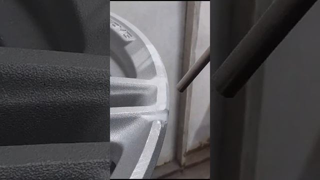 Напыление Димет, восстановление бордюрки литого диска амг