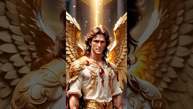 Arcangel Uriel.  Representa la fuerza todopoderosa del espíritu de la vida.