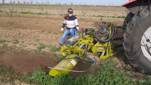 CALDERONI Фреза горизонтальная для приствольной обработки почвы в садах