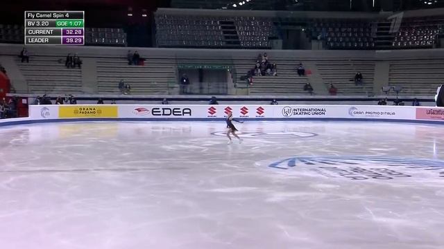Майя Хромых. Короткая программа. ГранПри 2021.