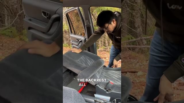 Check out this AWESOME feature on the Honda CRV! - Bed Mode