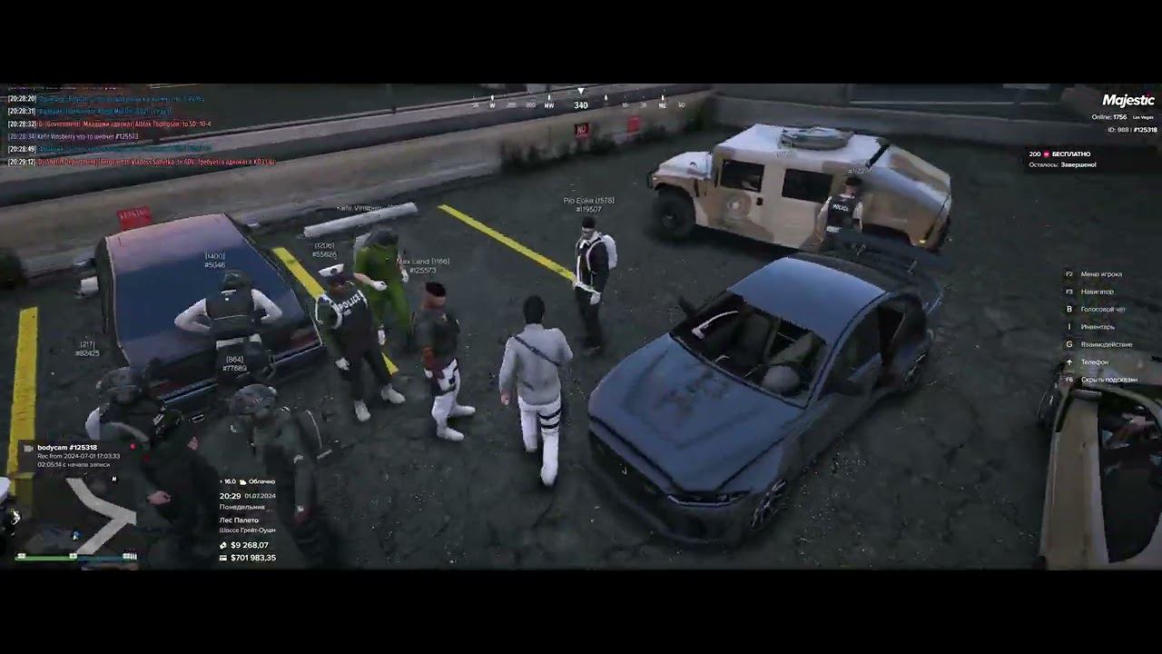 GTA 5 RP Majestic Las Vegas Санги перестрелка КАФ