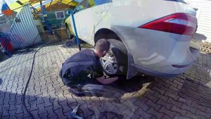 Начало сезонного шиномонтажа.