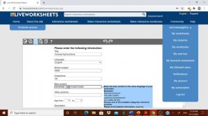 Live worksheets part 2
