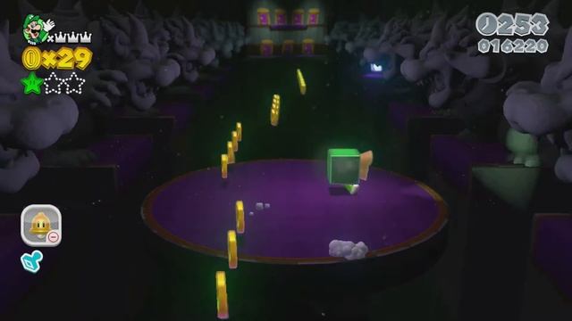 Super Mario 3D World (Wii U) - A Beam in the Dark (Green Stars Stamp ...