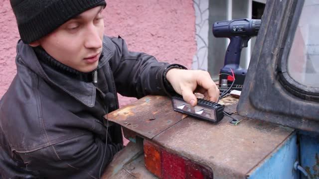 Супер Яркие Мощные фары из Китая на ТРАКТОР! Вариант для леса