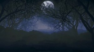 Мистический лес : Туман в лесу. Полнолуние. Музыка без слов для монтажа. Музыка без авторских прав.