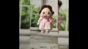 Нежная Малышка-Ангел❤ ищет  куколка-подвеска 10 см #арт #дизайн #кукла
