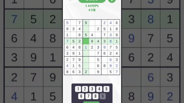 SOLVING SUDOKU CHALLENGE Games Fun Challenge2 #shorts